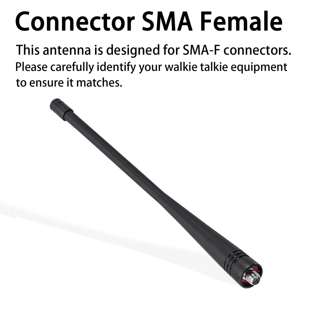 Samcom Long Antenna With Sma Female For Two Way Radio, 6.7 Inch Elasti – Electroeshop