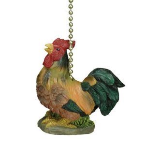Whimsical Rooster Farm Decorative Ceiling Fan Light Pull – Electroeshop
