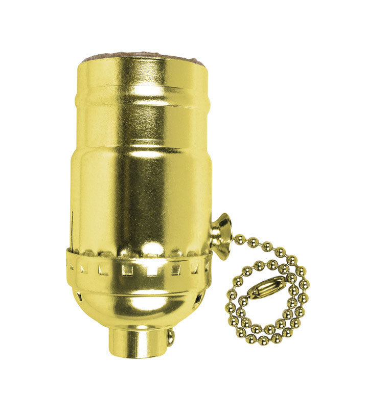 Brass 3 Way Pull Socket (Pack Of 1) – Electroeshop