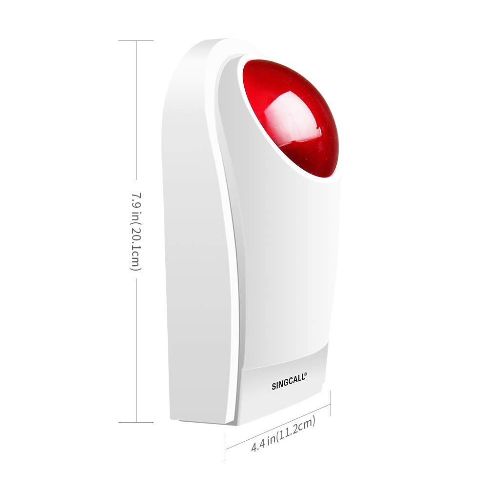 Strobe Siren Panic Alarm Button Siren Alarm With Light For Home Caring ...