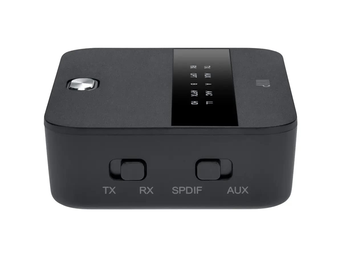 Monoprice Bluetooth 5 Long Range Transmitter And Receiver With Aptx Hd ...