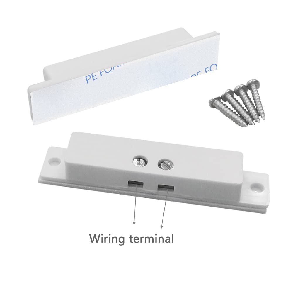10 Sets Pack Of Wired Surface Mounted Alarm Magnetic Contacts Door Win ...