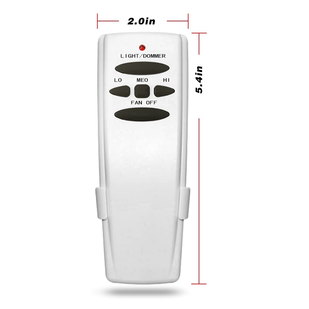 Corebay Ceiling Fan Remote Control With Light Dimmer Function ...