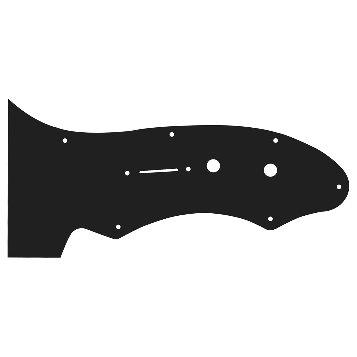 1Pcs Yootones Guitar Scratch Plate Thinline Tele Pickguard Compatible ...