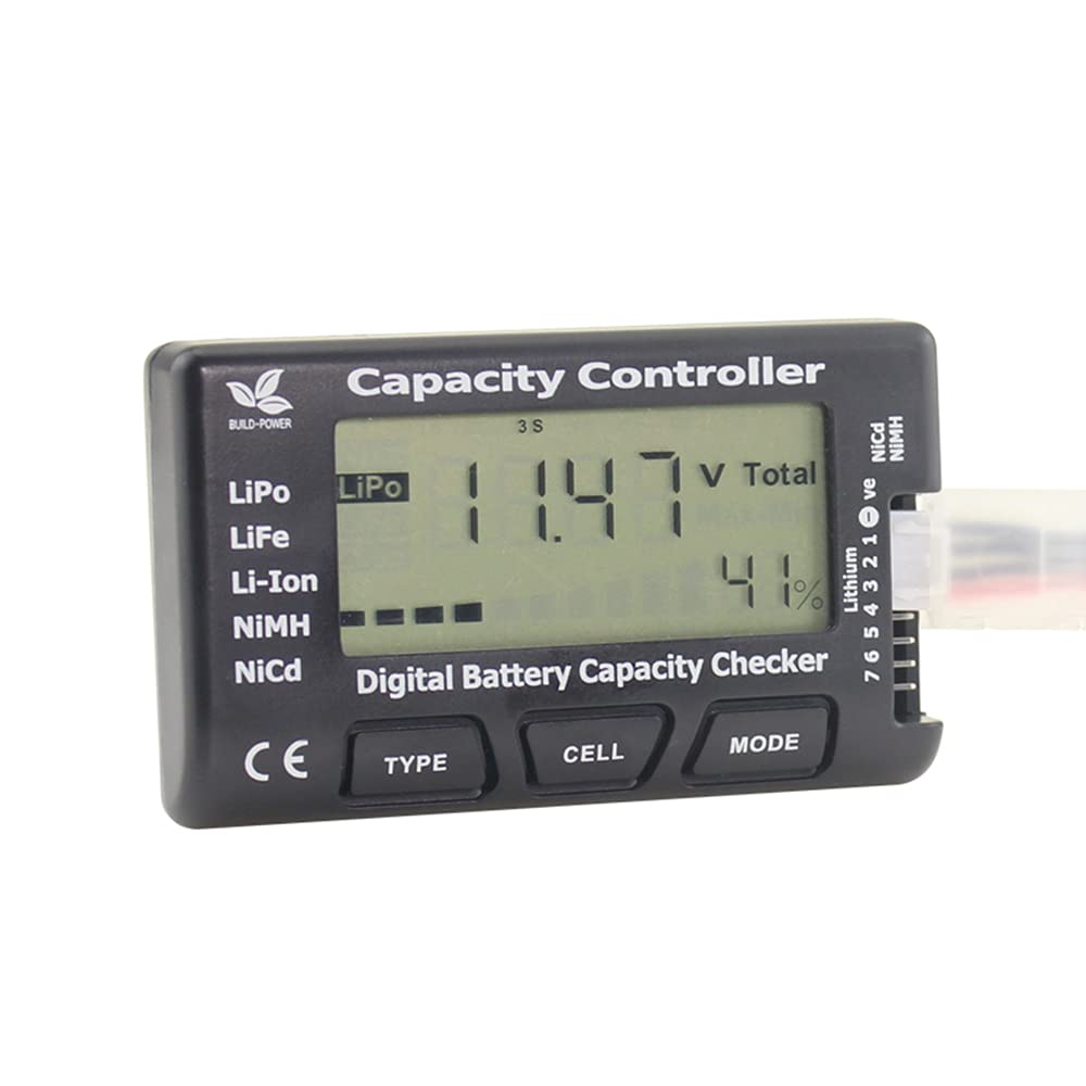 Sologood Rc Cellmeter 7 Digital Battery Capacity Checker Lipo Battery ...