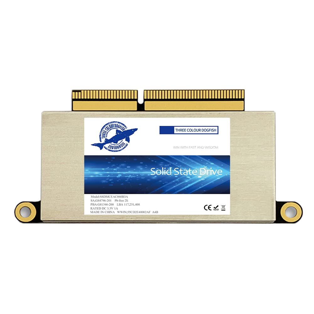 Dogfish 1Tb Ssd For Macbook Nvme Pcie Gen3X4 M.2, Internal Solid State ...