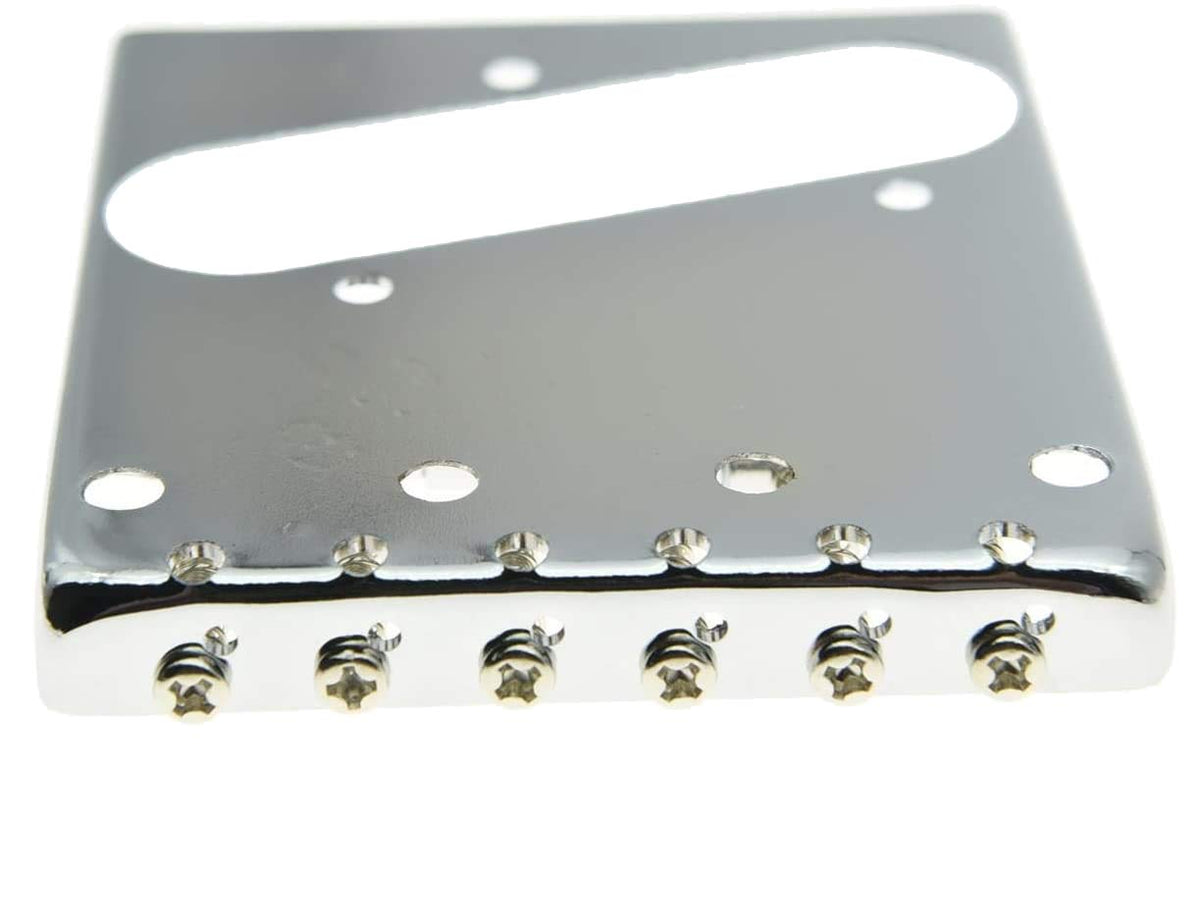 KAISH Chrome Vintage Tele Ashtray Electric Guitar Bridge with 6 Saddles ...