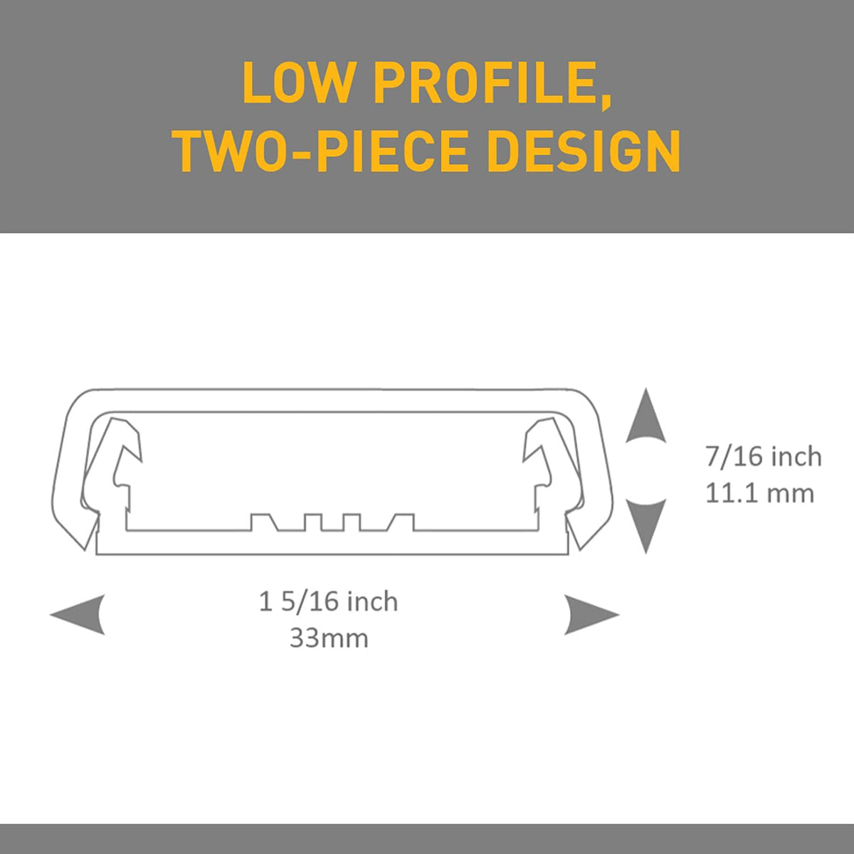 Legrand Wiremold Nmw35 Nonmetallic Plastic Raceway For Extending Power ...