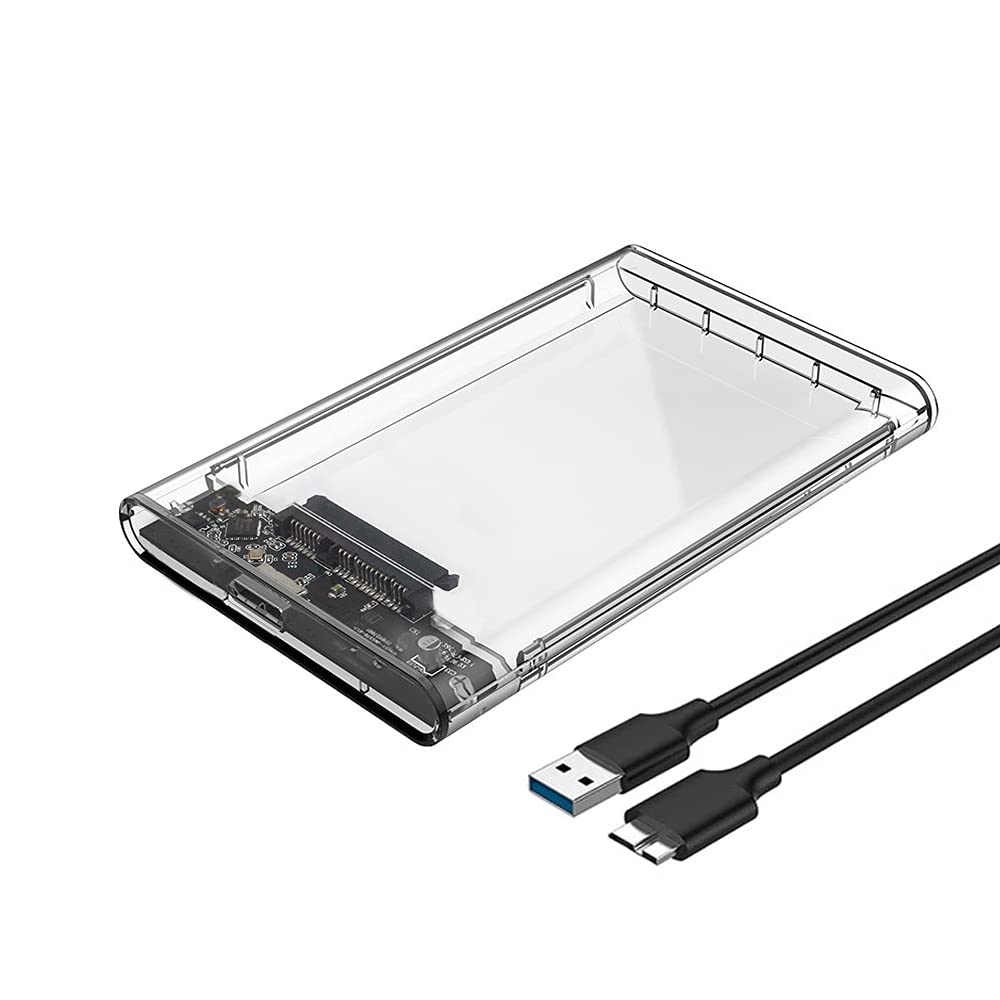 Reletech 2.5' External Hard Drive Enclosure, Sata To Usb 3.1 Tool Free ...