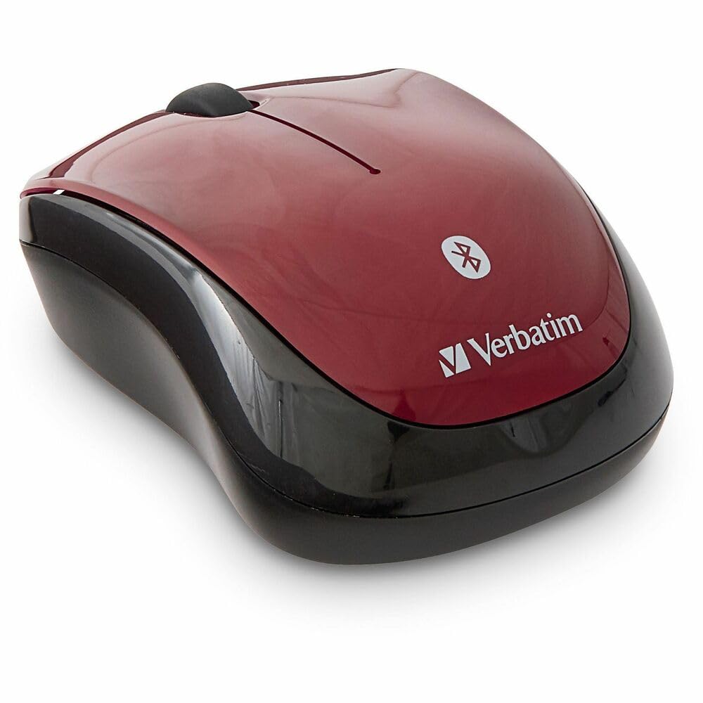 Verbatim Bluetooth Wireless Tablet Multi-Trac Blue LED Mouse - Garnet ...