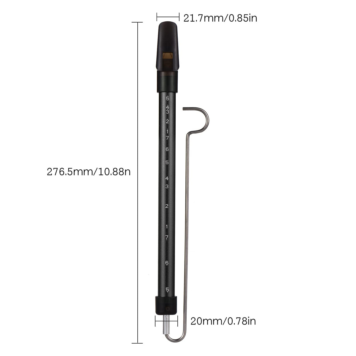 Btuty Metal Sliding Whistle Scale Sliding Flute With Steel Slider Inst ...