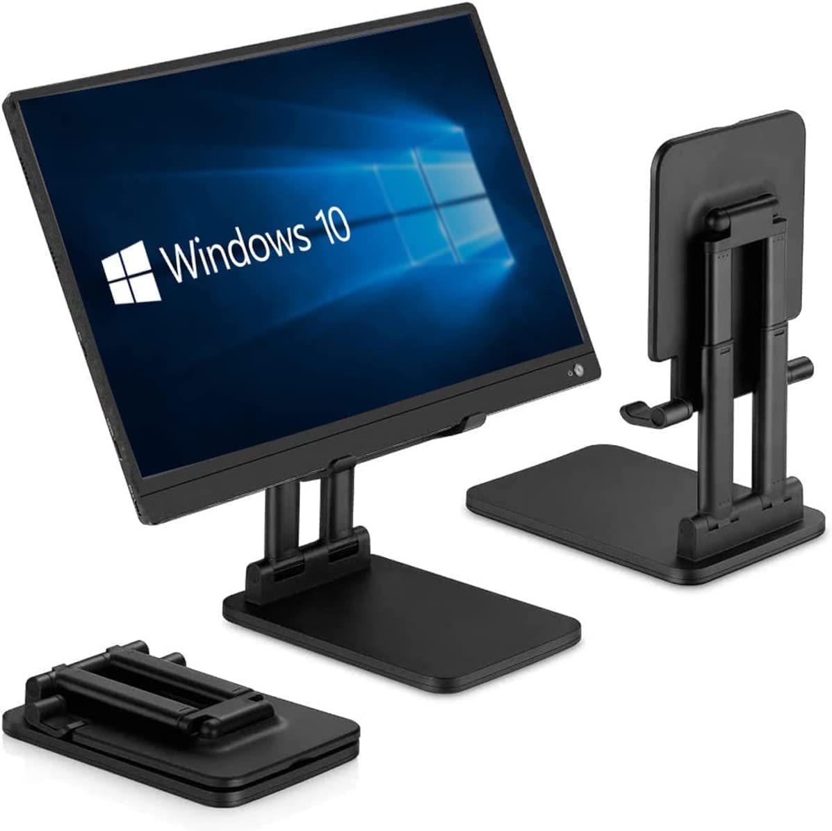 Portable Monitor Stand Tablet Stand,Foldable &Adjustable,Super Sturdy ...