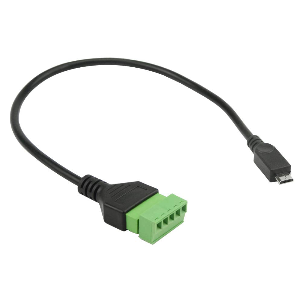 Wmycongcong 2 Pcs Micro Usb Screw Terminal Block Connector Micro Usb 2. ...
