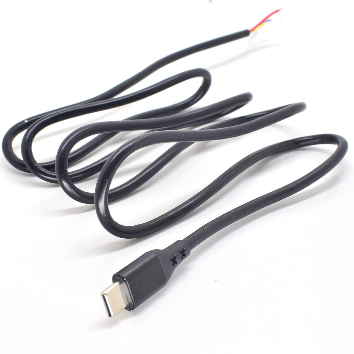 Elnone Usb C Pigtail Cable, Type C 4Ft 1.2Meter 5A 20Awg 6 Core Power ...