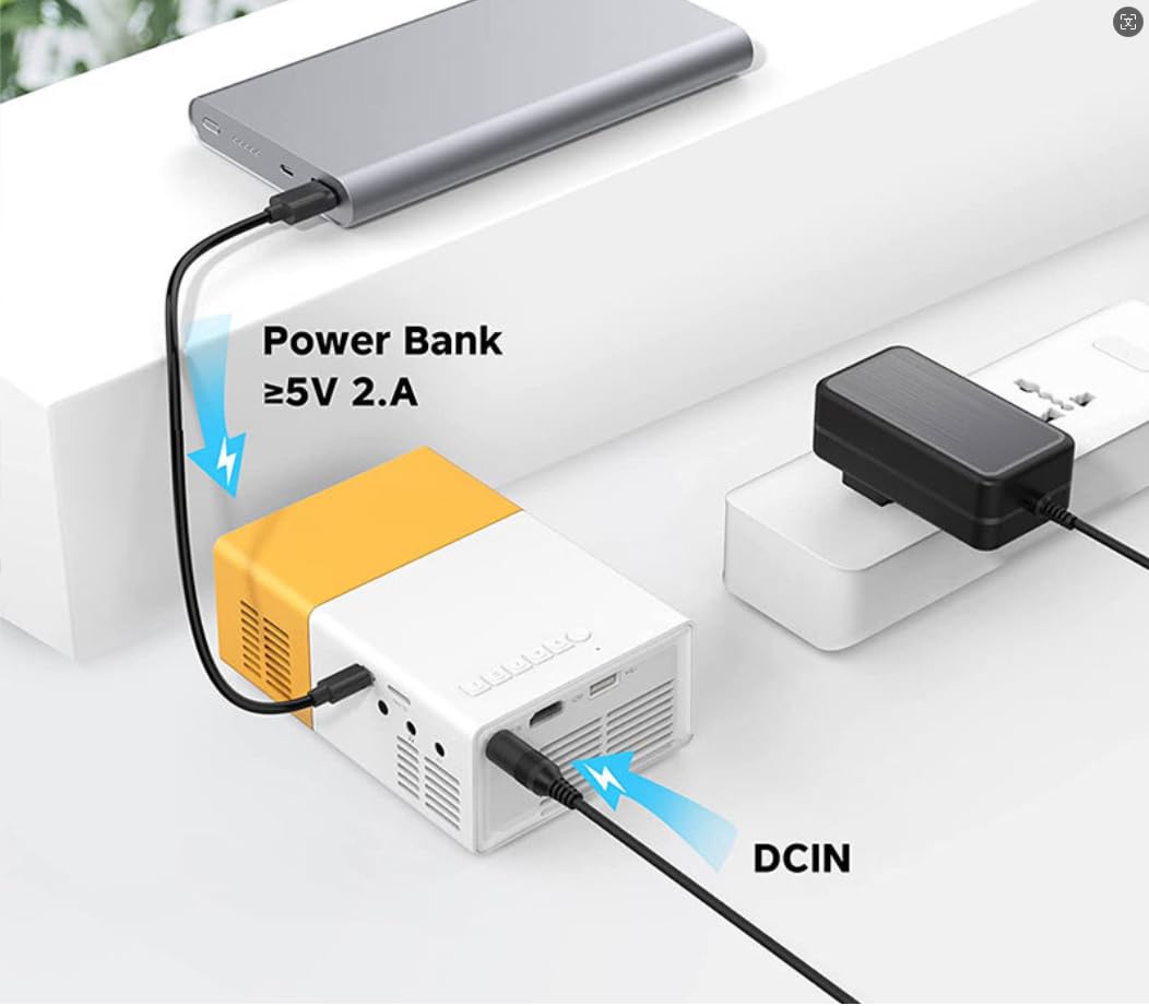 Portable Mini Projectors Led Micro Projector 1080P Home Party Meeting ...