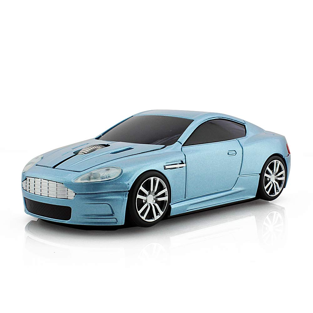 ECOiNVA Wireless Sports Car Mouse Laptop Computer Optical Mouse Desktop ...