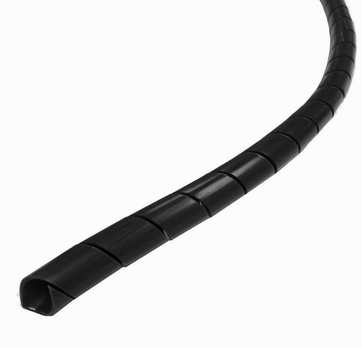 Electriduct 1/4 Spiral Cable Wrap Polyethylene Expandable Abrasion ...