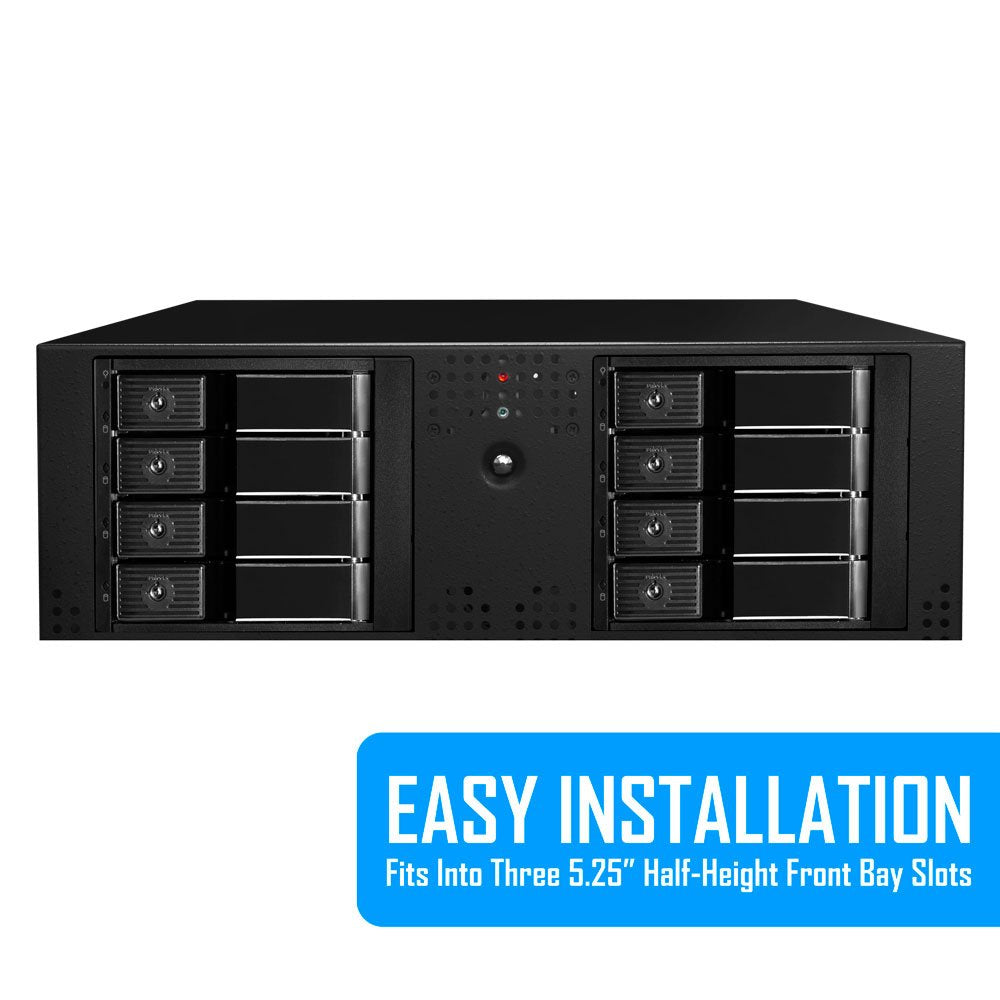 Kingwin SSHD Hard Drive Enclosure Internal Four Mobile Rack For 3.5 ...