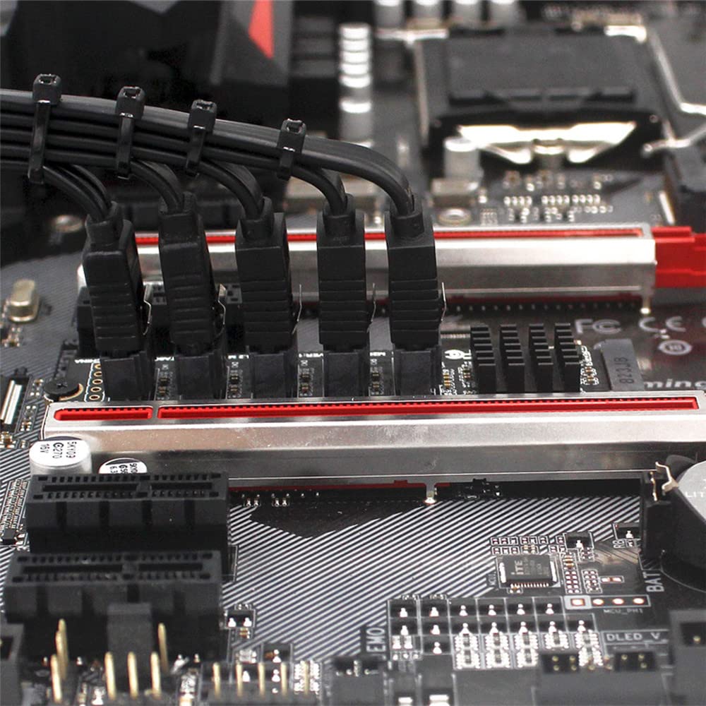 Xiwai Ngff Nvme M Key Pci Express To Sata 3.0 6Gbps 5 Ports Adapter ...