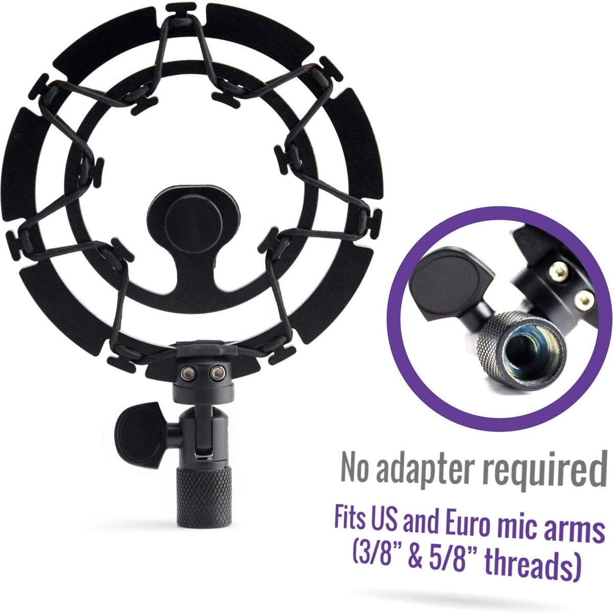 Auphonix Shock Mount For Yeti X, Yeti Nano, Yeti Snowball, And Other M ...