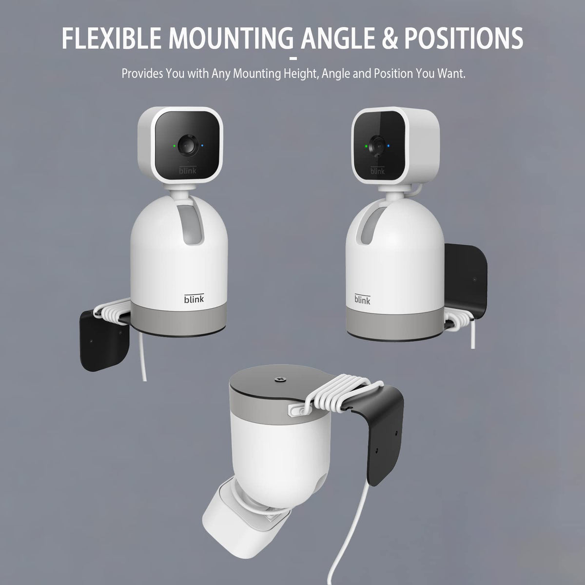 Puuuci Wall Mount For Blink Mini Pan Tilt Camera Blink Mini Pan Tilt C ...