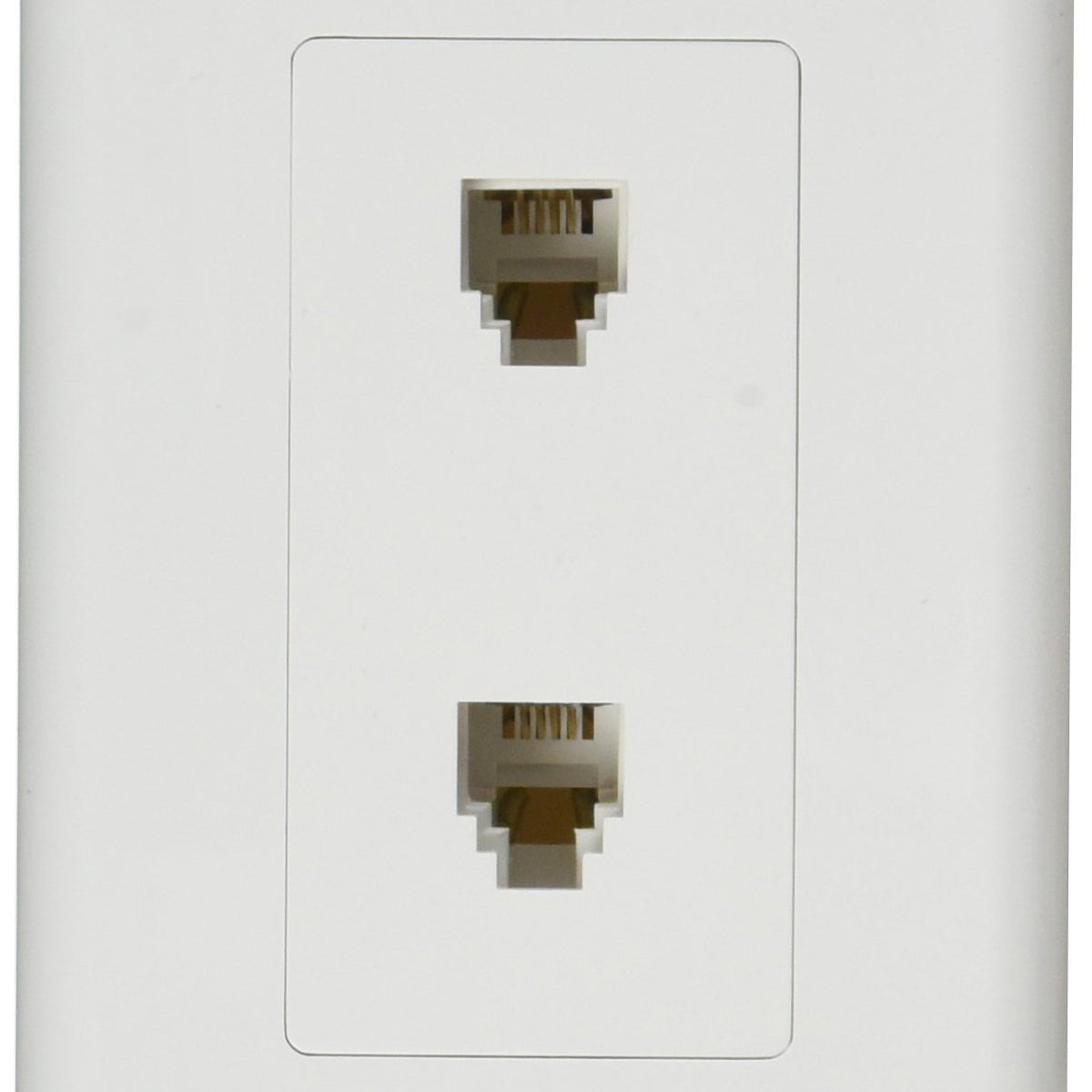 Morris 80171 Decorative Dual Rj11 4 Conductor Phone Jack Wall Plate, 2 ...