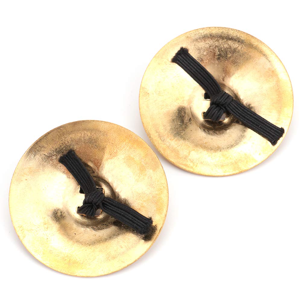 Foraineam 2 Pairs / 4 Pcs American Belly Dance Finger Zills/Sagats/Cym ...
