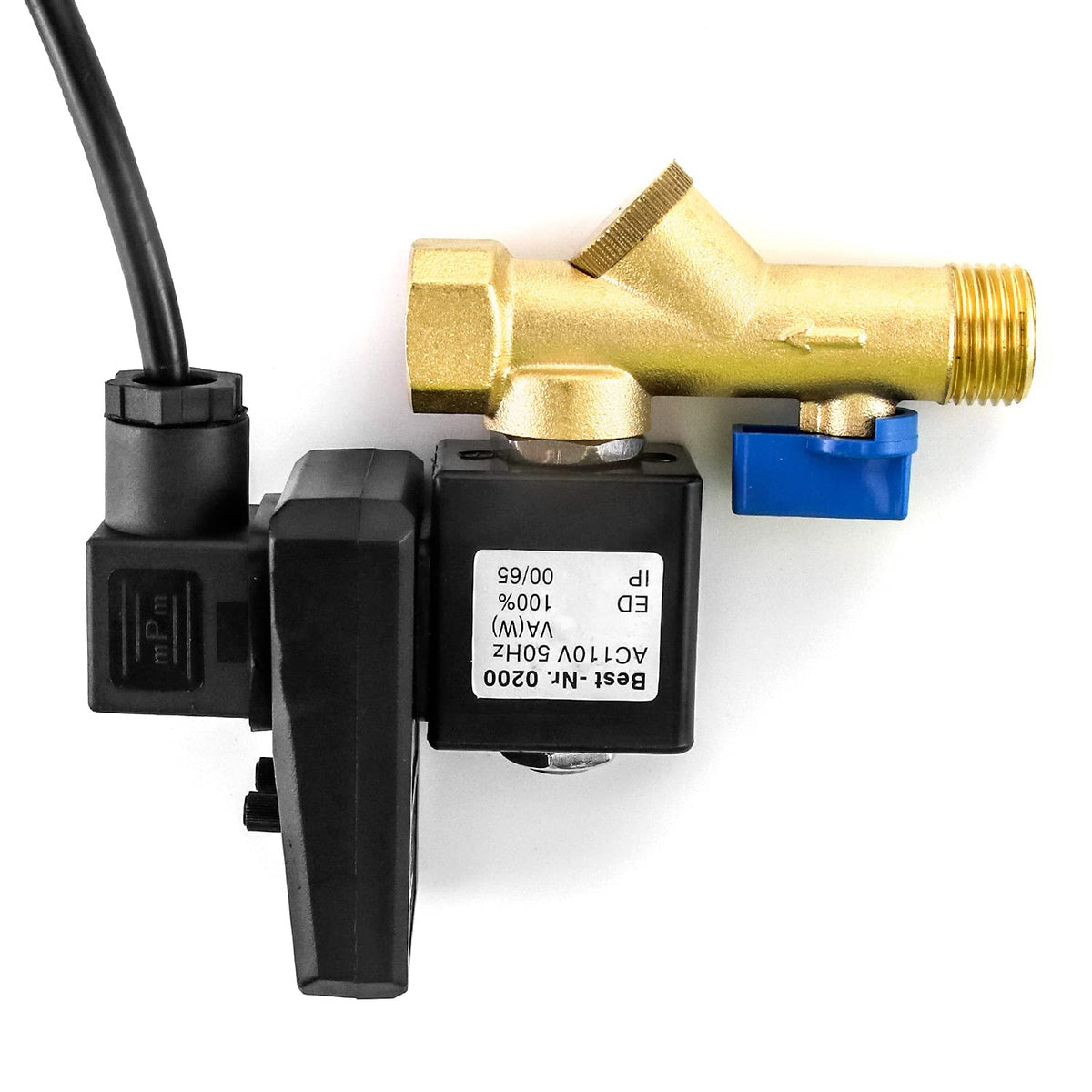 Qwork Automatic Gas Tank Valve With Us Plug 2 Pack Suitable For Gas ...