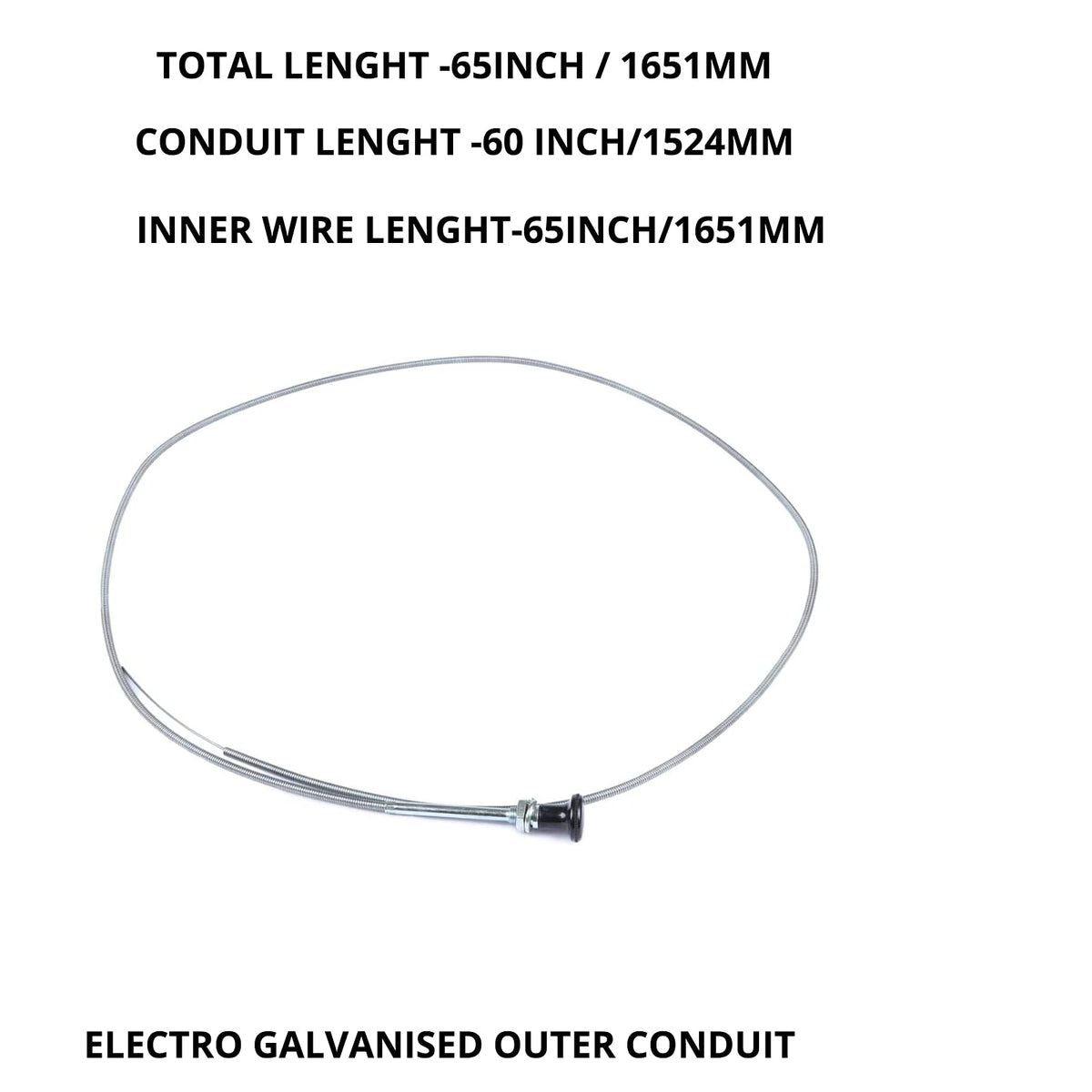 Virtionz 237 Rotary Universal Push Pull Choke Cable 63'' Inner 60'' Co ...