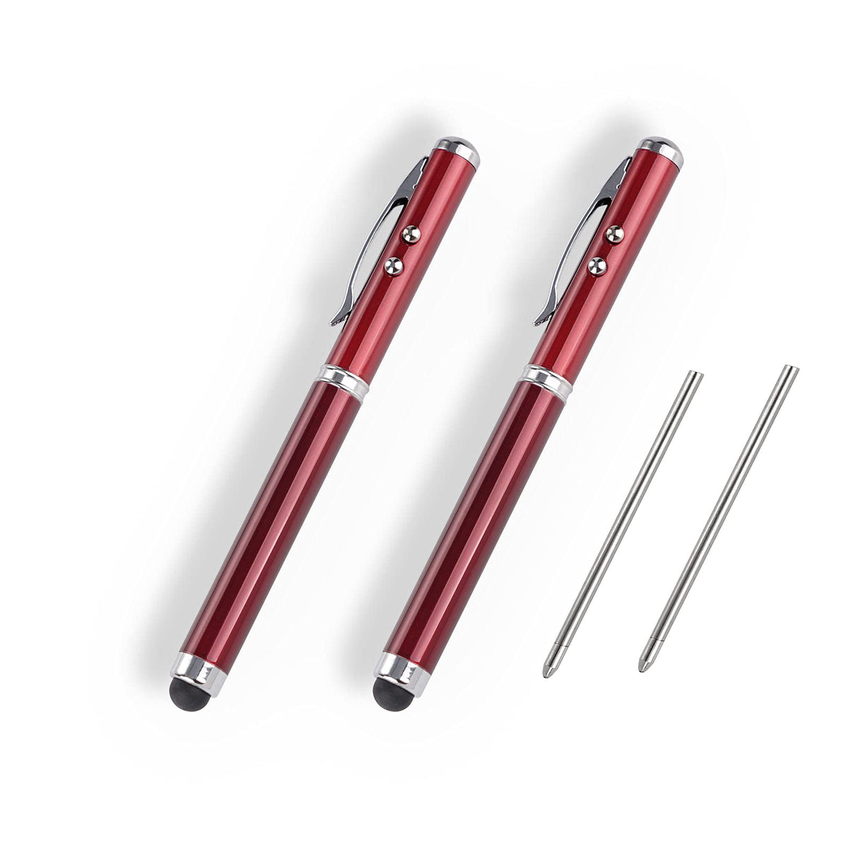 Metal Multi-Function Pen, Touch Screen Stylus, Flashlight with White ...