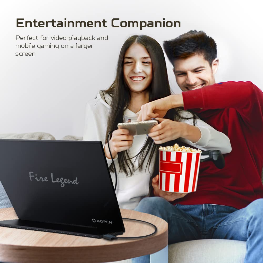Aopen By Acer Portable Monitor 16Pm6Q Bmiux 15.6 Inch Full Hd (1920 X ...