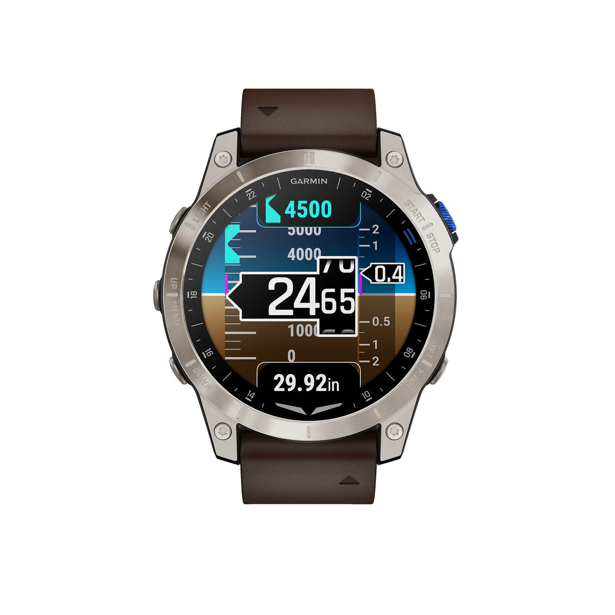 Garmin D2 Mach 1, Touchscreen Aviator Smartwatch with GPS Moving Map ...