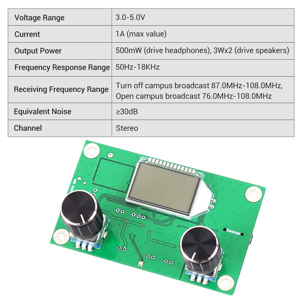 Digital Fm Receiver Module, Icstation Radio Receiver Module Digital St ...