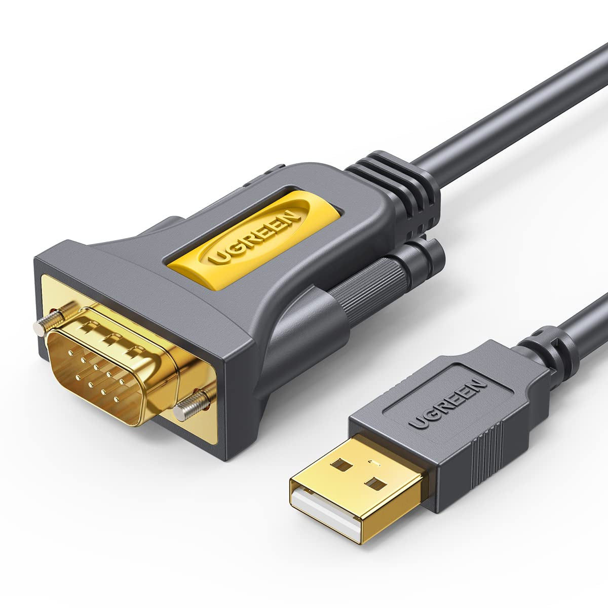 Ugreen 3Ft Usb To Serial Adapter, Serial To Usb Adapter Db9 Male 9 Pin ...