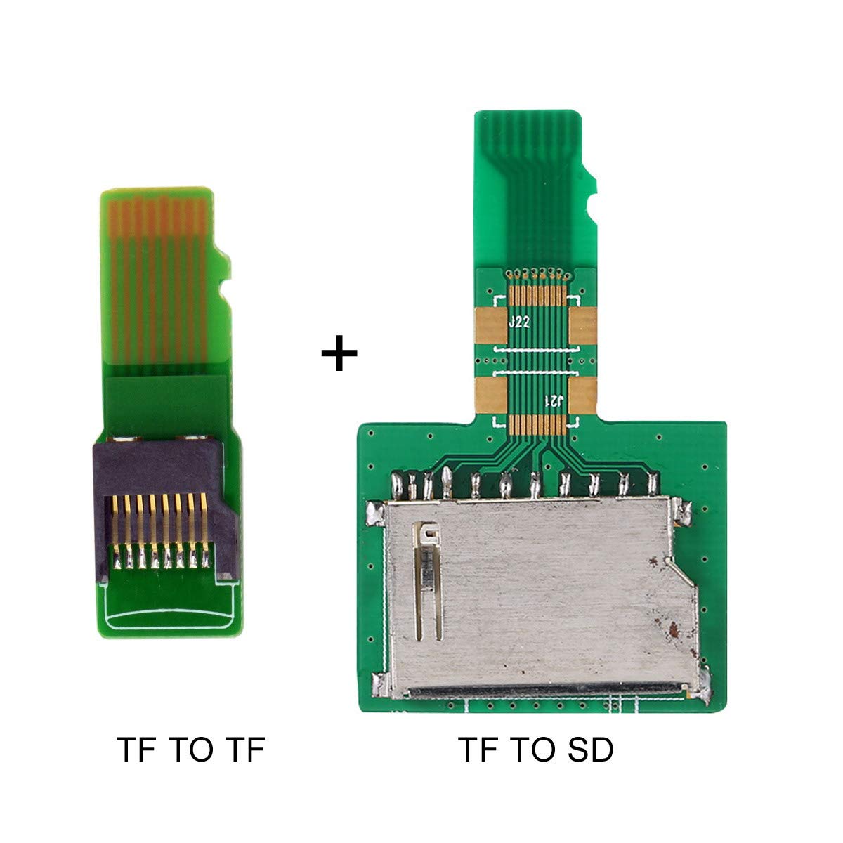 Xiwai 1Set Sd Tf Card Socket Female To Micro Sd Tf Male Memory Card Kit ...