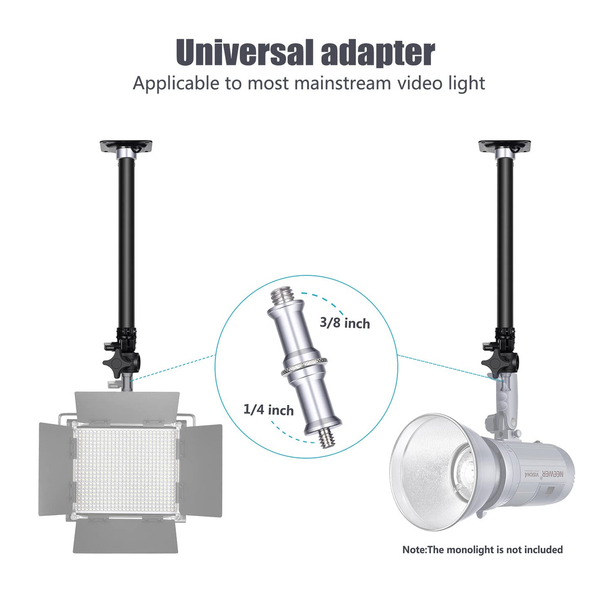 Neewer Wall Mounting Boom Arm 15 23.6 Inches/38 60 Centimeters Adjusta ...