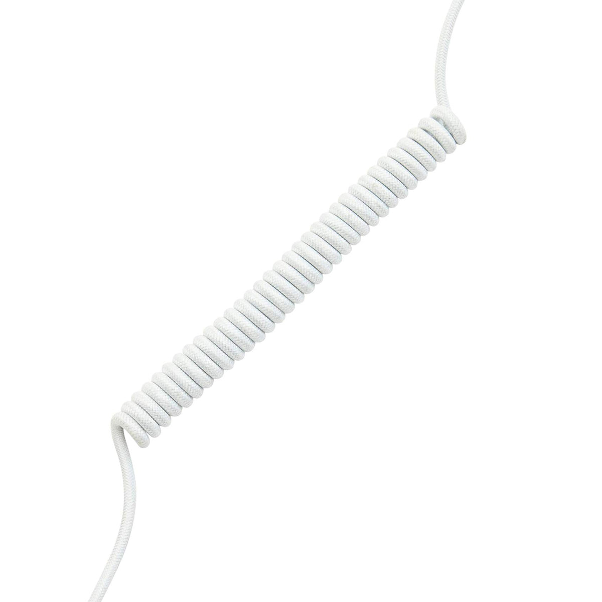 ASCENY Coiled Mechanical Keyboard Cable - Double-Sleeved, Type-C, Whit ...
