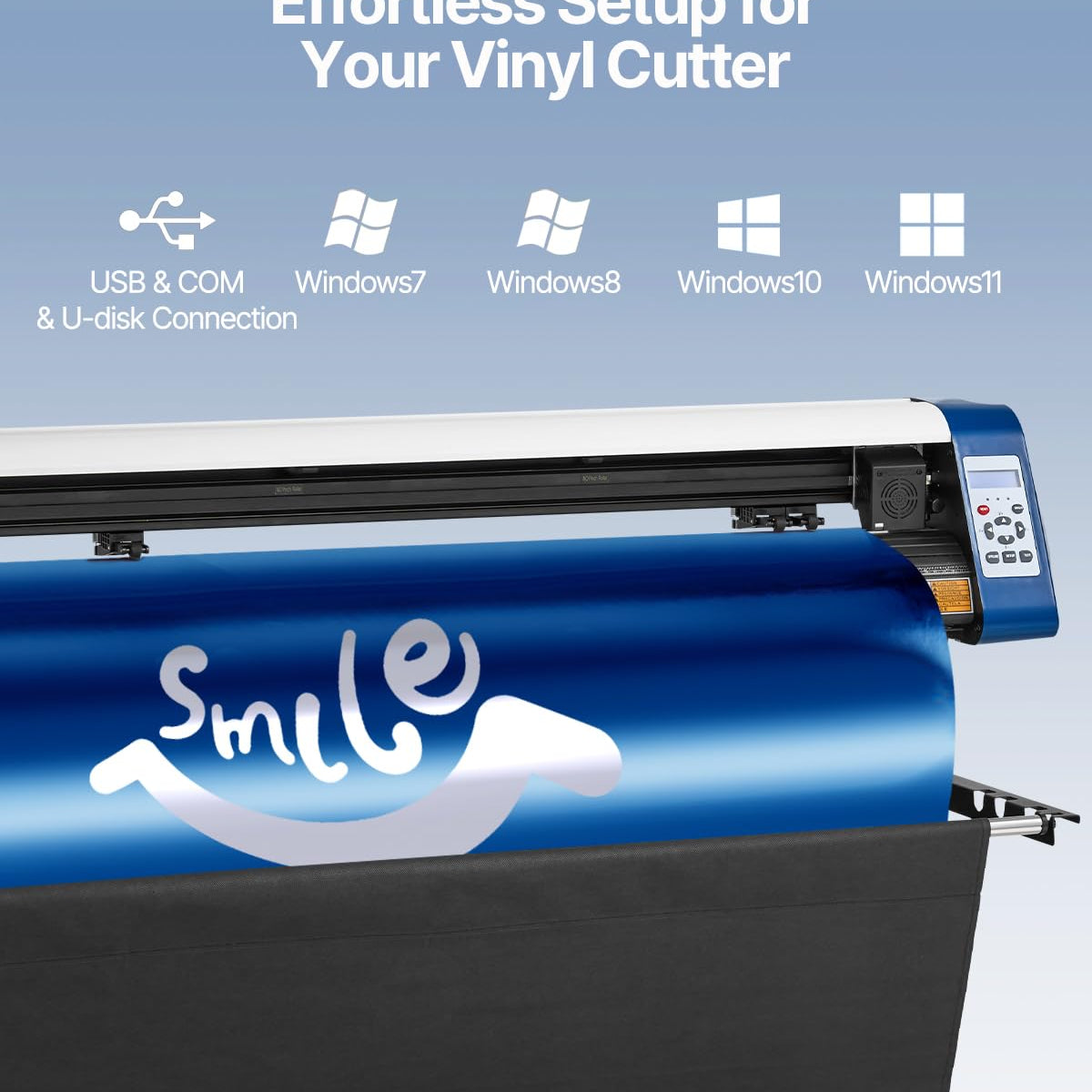 VEVOR Vinyl Cutter 53 Inch Vinyl Cutter Machine Semi-Automatic DIY ...