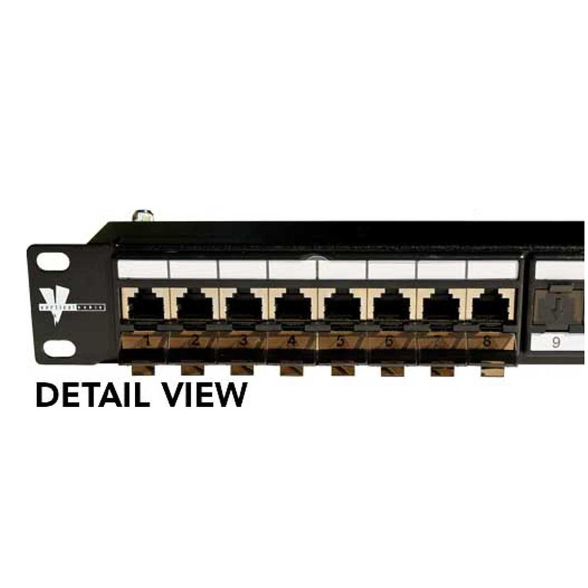 Vertical Cable Cat6 24 Port Shielded Krone Type 19'' Horizontal ...