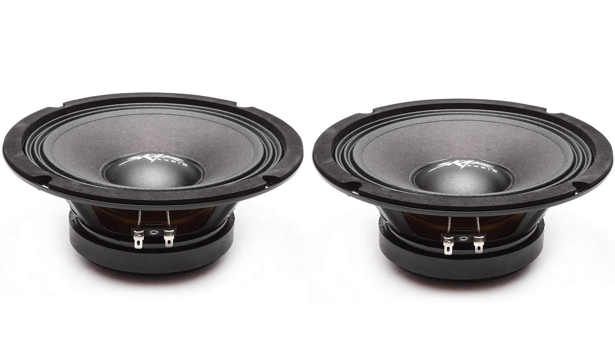 (2) Skar Audio Fsx8 8 350 Watt 8 Inch 8 Ohm Mid Range Loudspeakers 2 S ...