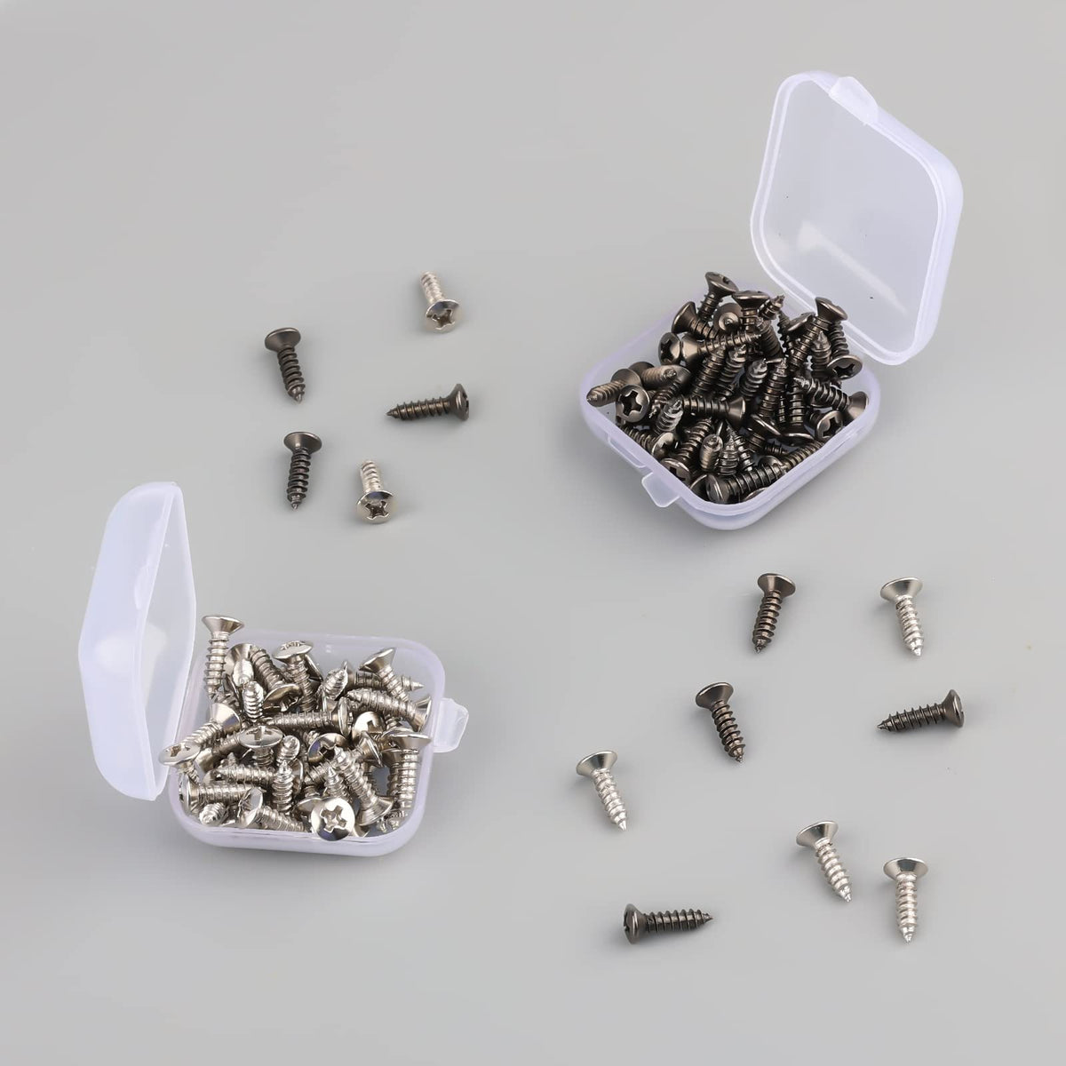 Savita 100 Pcs Guitar Pickguard Screws, Bass Pickguard Screw Set, Guit ...