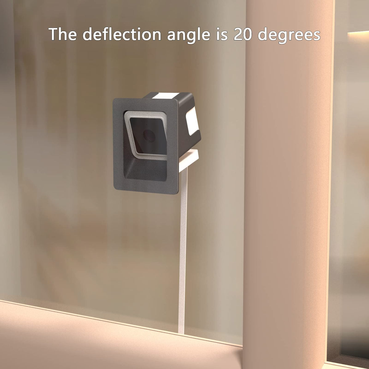 Teccle Angled Window Mount Compatible With Wyze Cam V4 Cam V3, 20 Degr ...