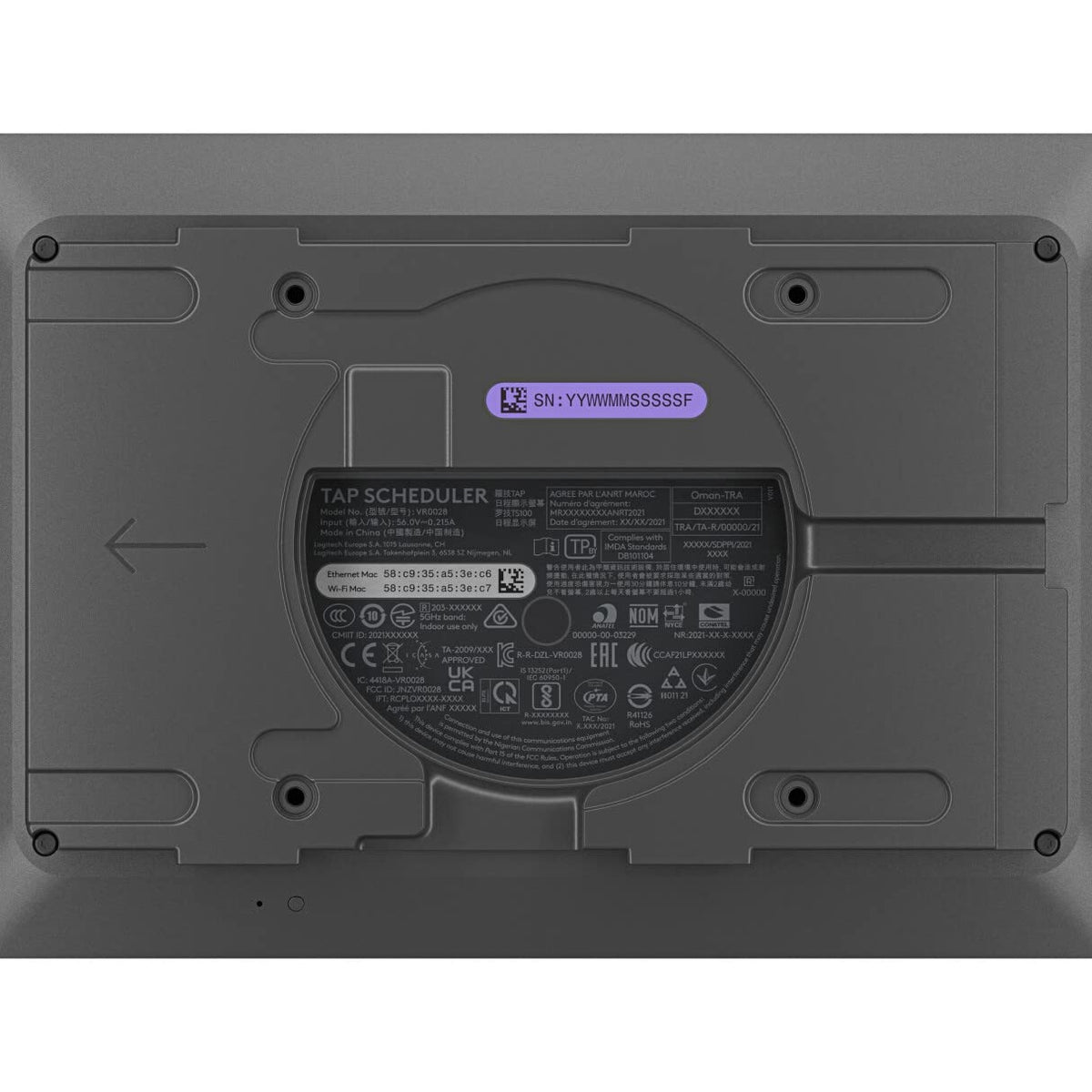 Logitech Tap Scheduler, Graphite, 6.5x9.7x1.1 – Electroeshop