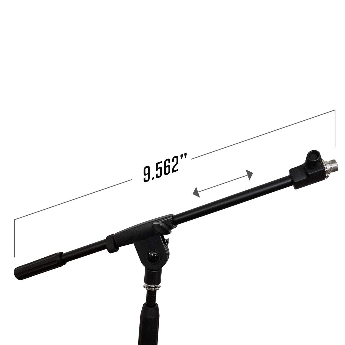 AxcessAbles Low-Profile Microphone Tripod Stand with Boom Arm ...