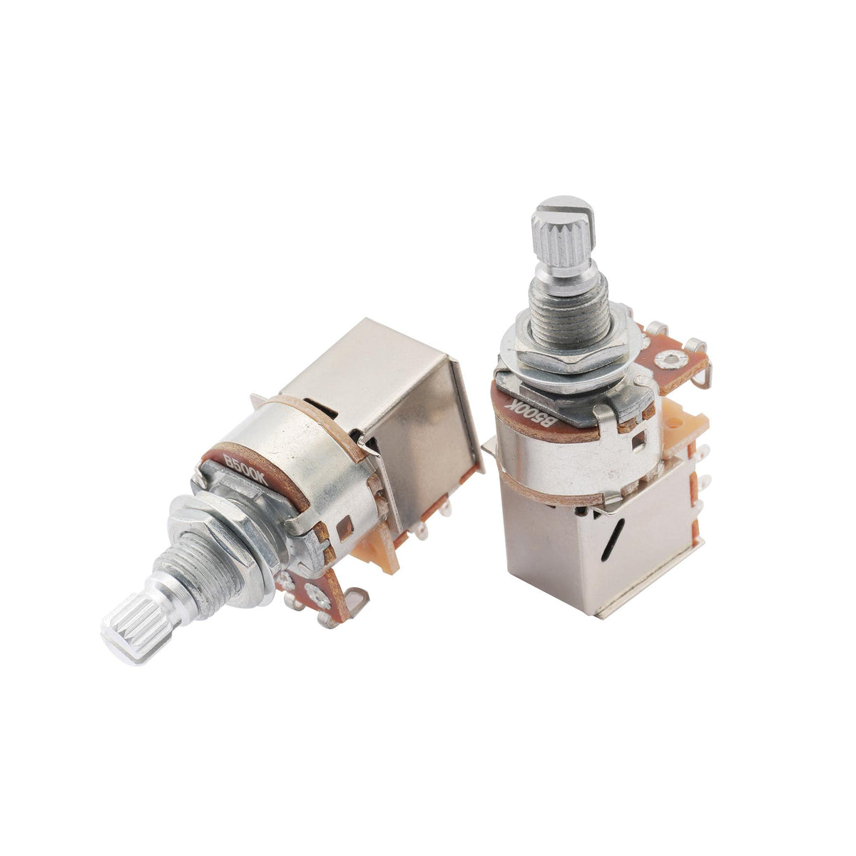 Musiclily Metric 18mm B500k Push Pull Guitar Pots Linear Taper Split ...