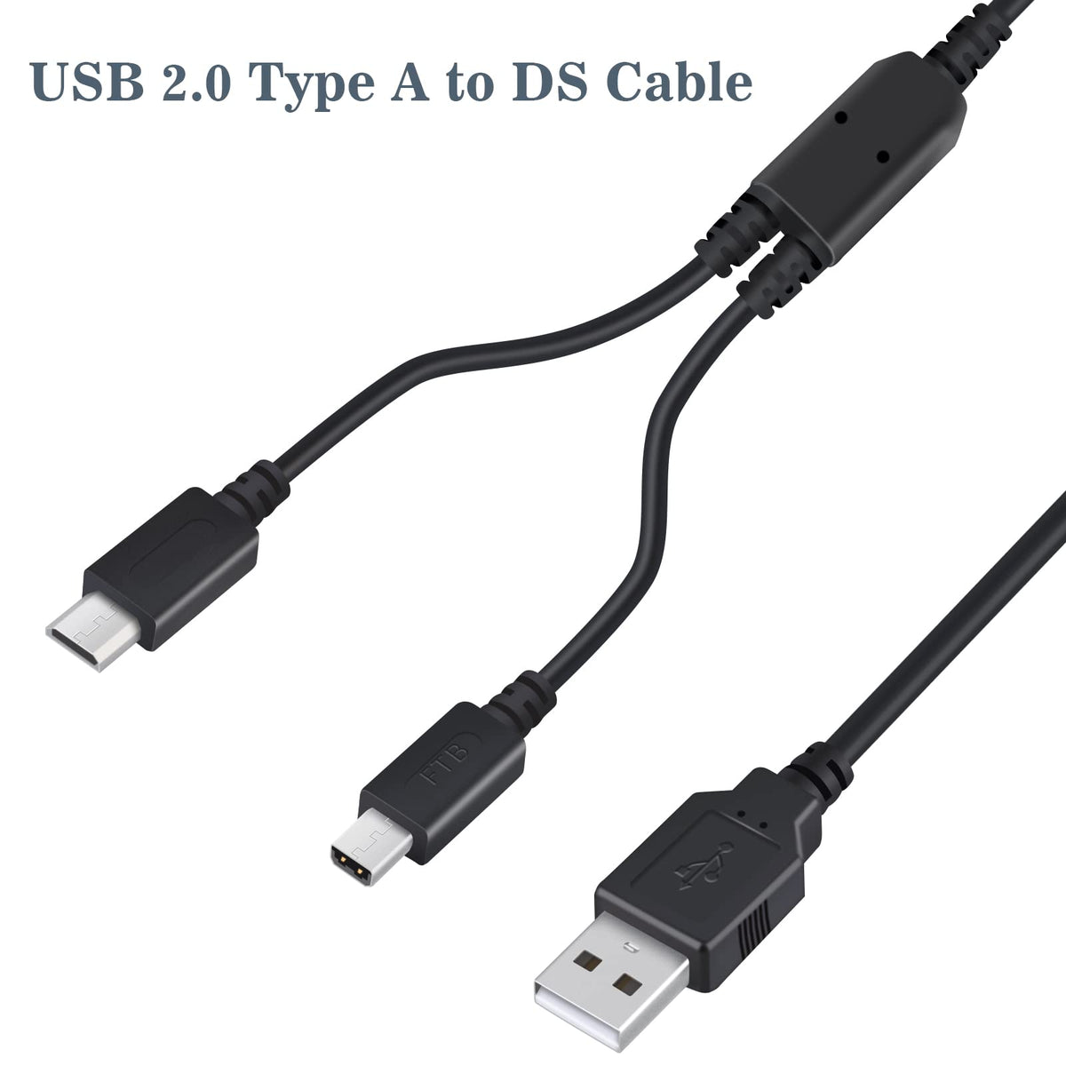 Funturbo All-in-1 DS Charger, 3DS DS Lite Charger Cable USB Charging ...