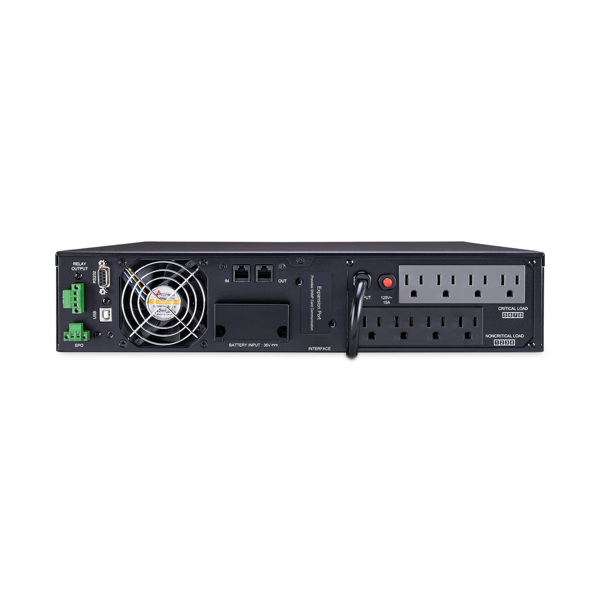 Cyberpower Ol1500Rtxl2U Smart App Online Ups System, 1500Va/1350W, 8 O ...