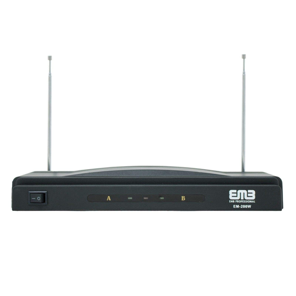 Emb Em 200W Professional Wireless Microphone System Dual Handheld (2 M ...
