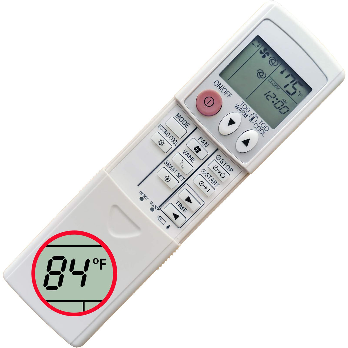 Replacement Mitsubishi Electric Mr Slim Air Conditioner Remote Control ...