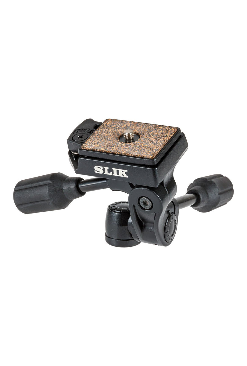 Slik SH-704E Compact All-Metal 3-Way Pan Head with Quick Release ...